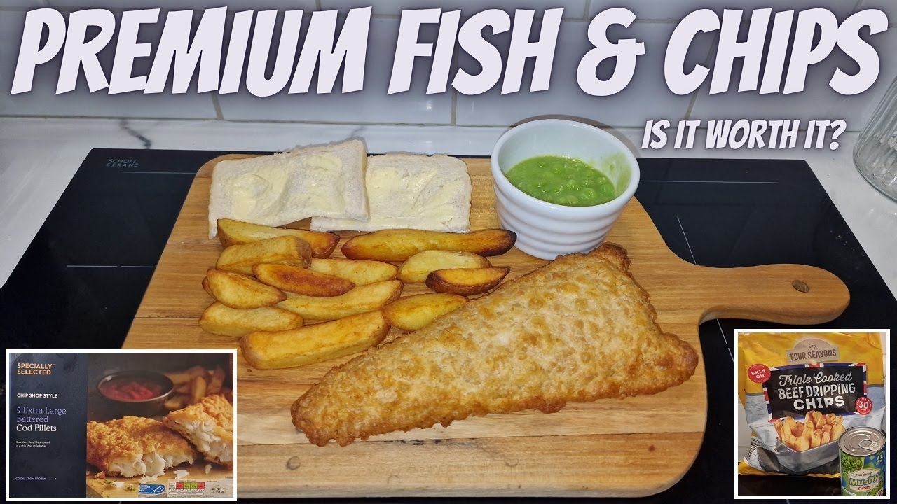 PREMIUM FISH AND CHIPS | Is it worth it? | EXTRA LARGE COD FILLETS | Takeaway Chip Shop Style Batter
