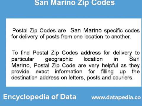 About San Marino Postal Zip Code Finder