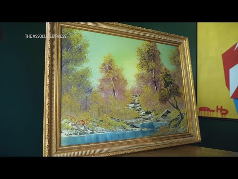 Bob Ross' first TV painting listed for $9.85 million