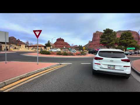 Driving Tour | Sedona | Red Rock Ranger District Visitor Center to Boynton Canyon Trail | 4K HDR