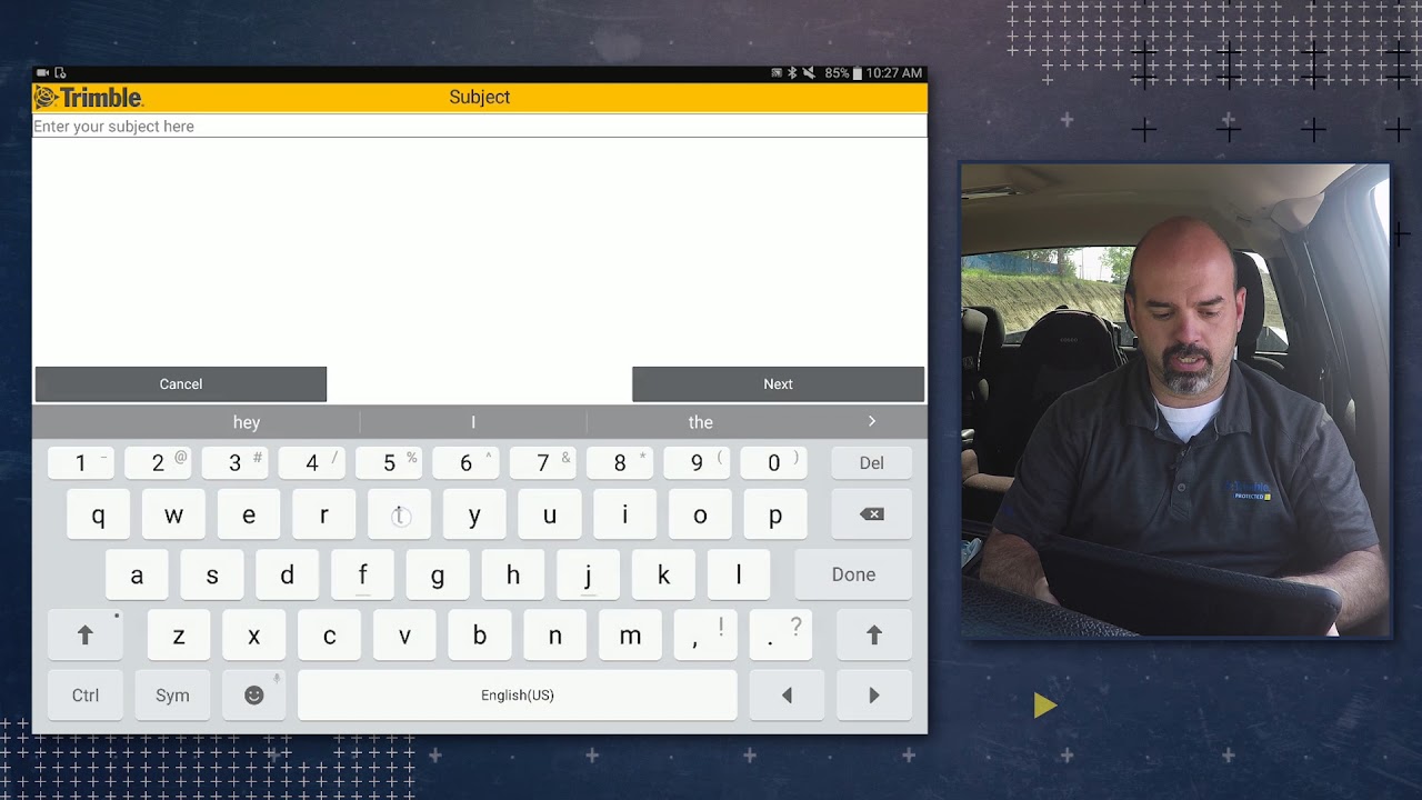Trimble SitePulse: Tape Measure Function