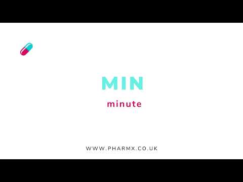Min | Minute | Pronunciation