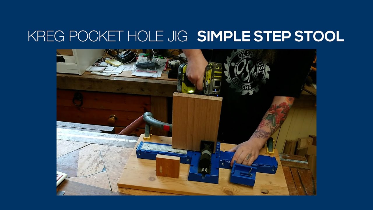 Kreg Jig Projects - DIY Easy Step Stool