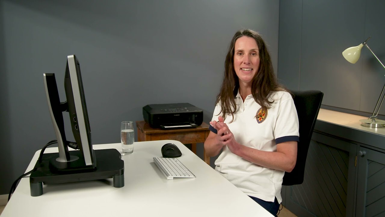 How to setup a comfortable workstation