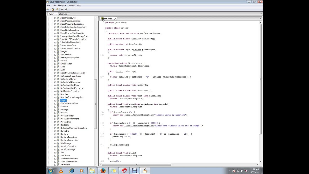 HOW TO DECOMPILE JAVA CODE DEMO