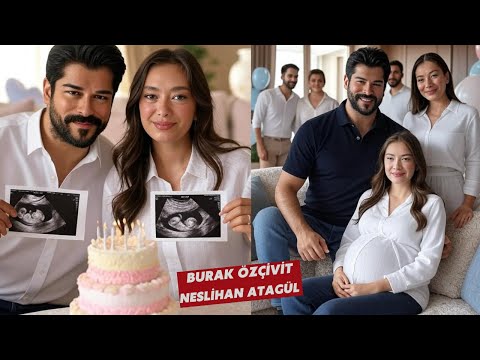 Burak Özçivit y Neslihan compartieron la noticia del embarazo con todos sus seres queridos.