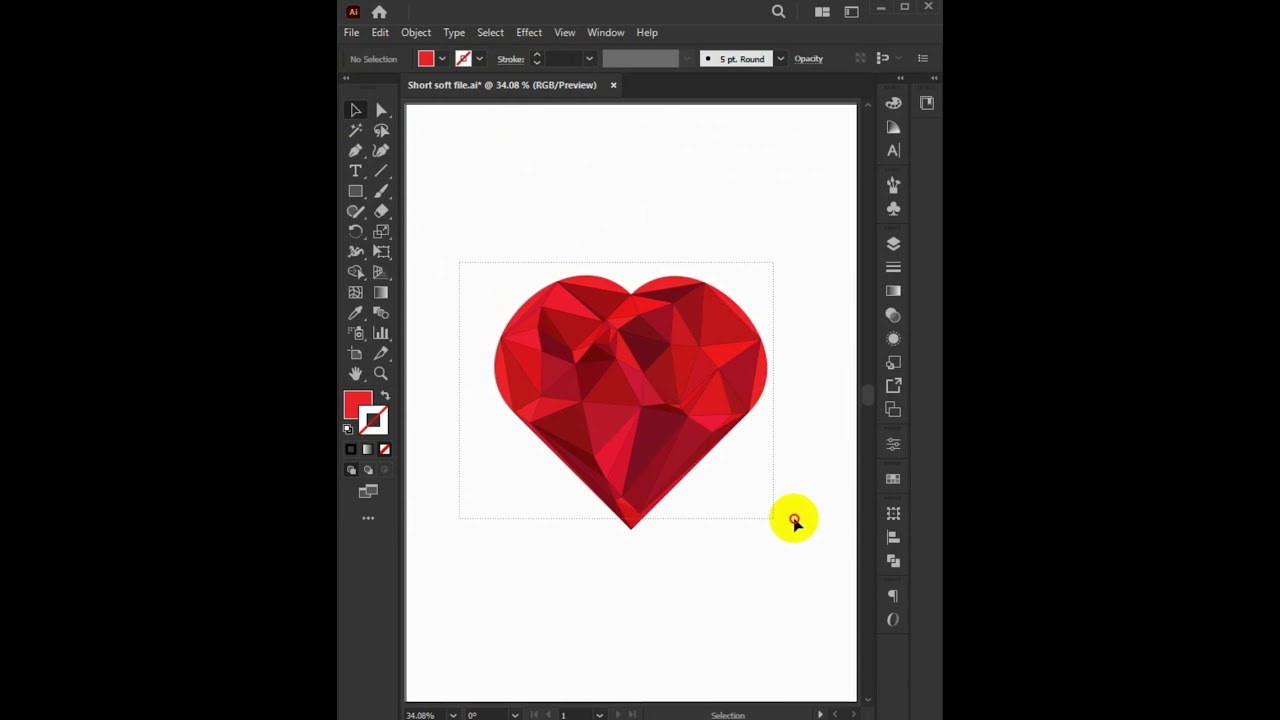 Create low poly art with Triangulator Script in Illustrator Tutorial #illustrator #illustratortips