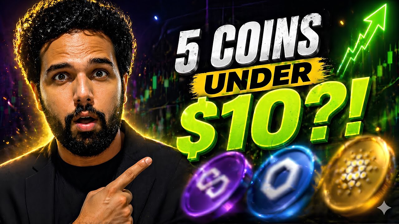 Top 5 Crypto Coins Under $10 (My Portfolio Picks 2026)