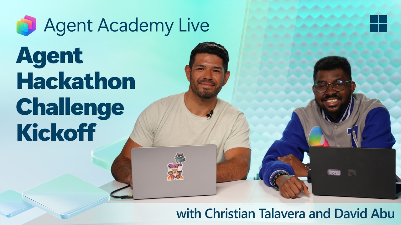 Agent Hackathon Challenge Kickoff