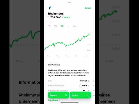 Rheinmetall 1700 Euro #rheinmetall #aktien #defence #rüstung #investment