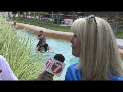 Roaring Springs celebrates start of the Great Dolphin Dunk fundraiser with Hope Floats