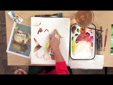 Preview | Painting Watercolor Flowers: Water Lilies with Joyce Faulknor and Guy Magallanes