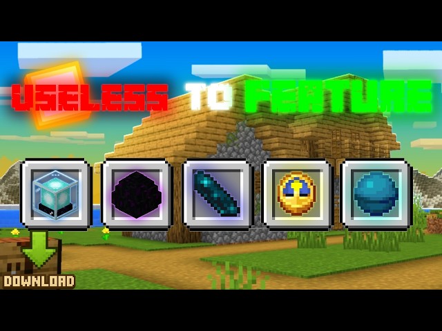 Useless Items To Feature Minecraft Mod