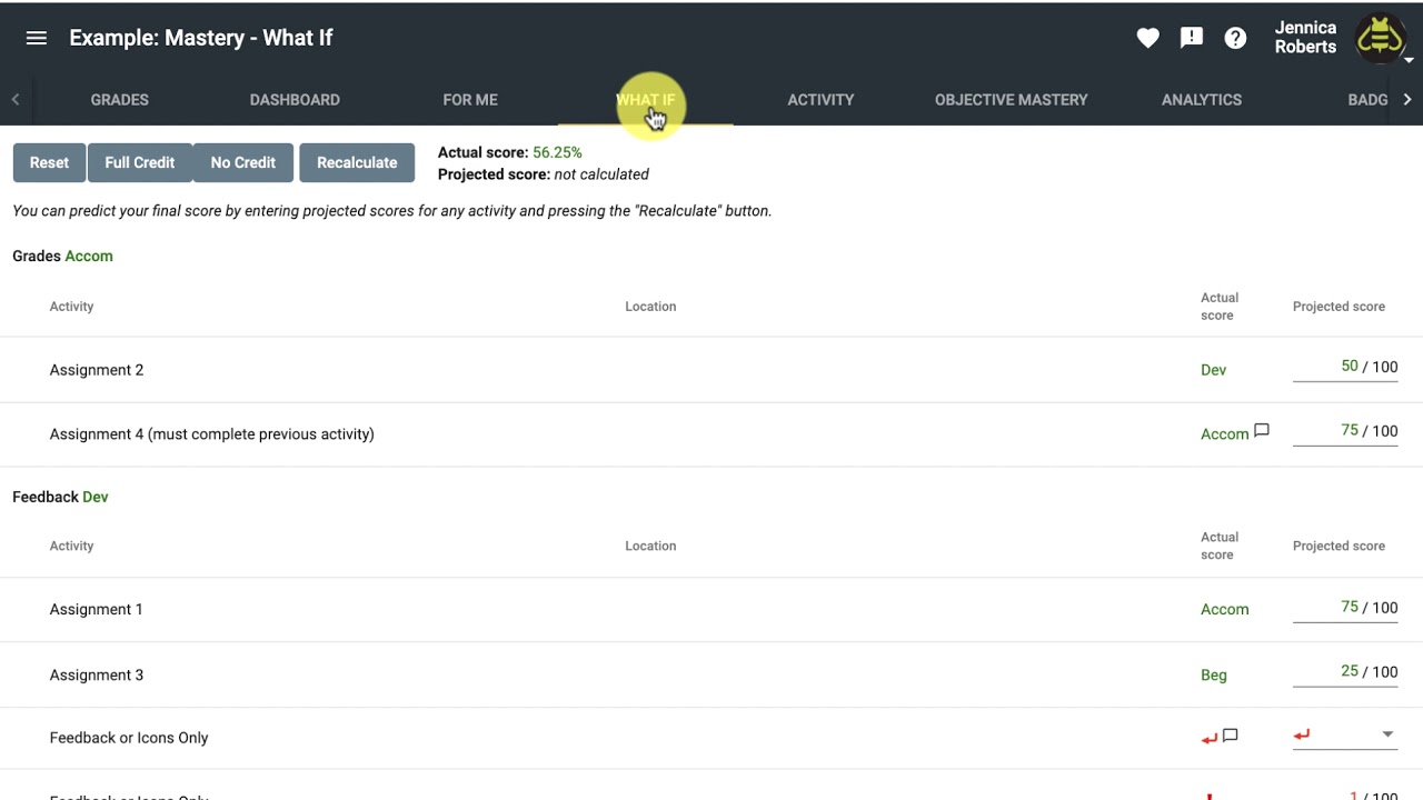 Buzz Student Grades Tool