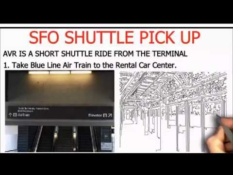 Airport Van Rental Shuttle Pick Up from SFO