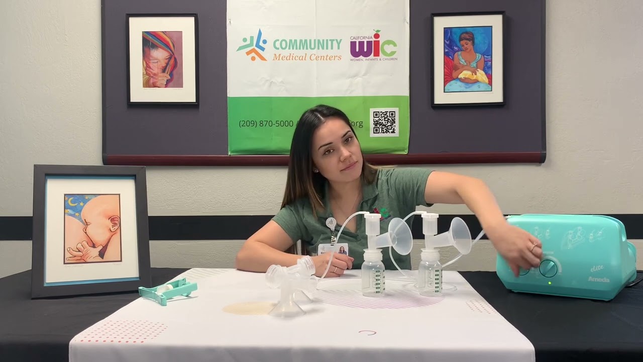 Assembling your AMEDA ELITE breast pump