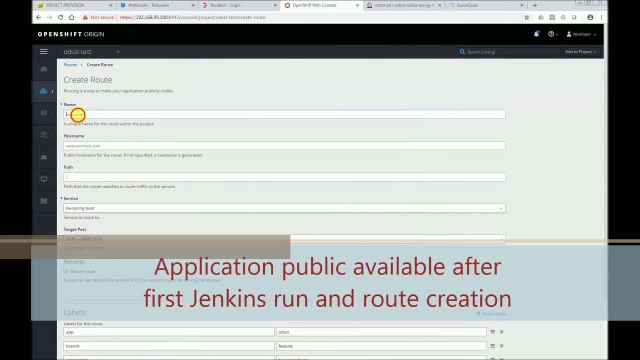 opendevstack screencast