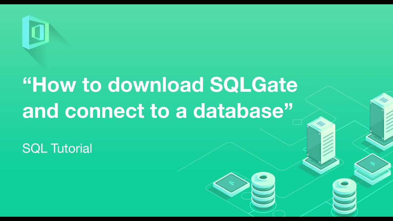 How to download SQLGate and connect to a database/SQL Tutorial/Eng, Kor Sub