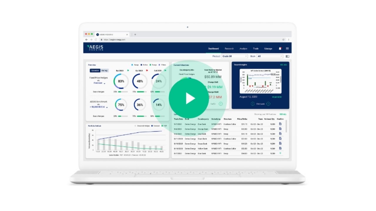 AEGIS Hedging - Platform Demo