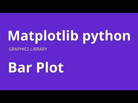 Bar Plot - How to Plot a Bar Graph in Matplotlib Python