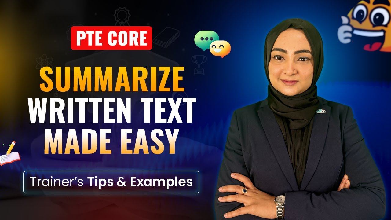 PTE Core: Summarize Written Text Made Easy | Expert Tips & Real Examples