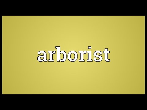 Arborist Meaning