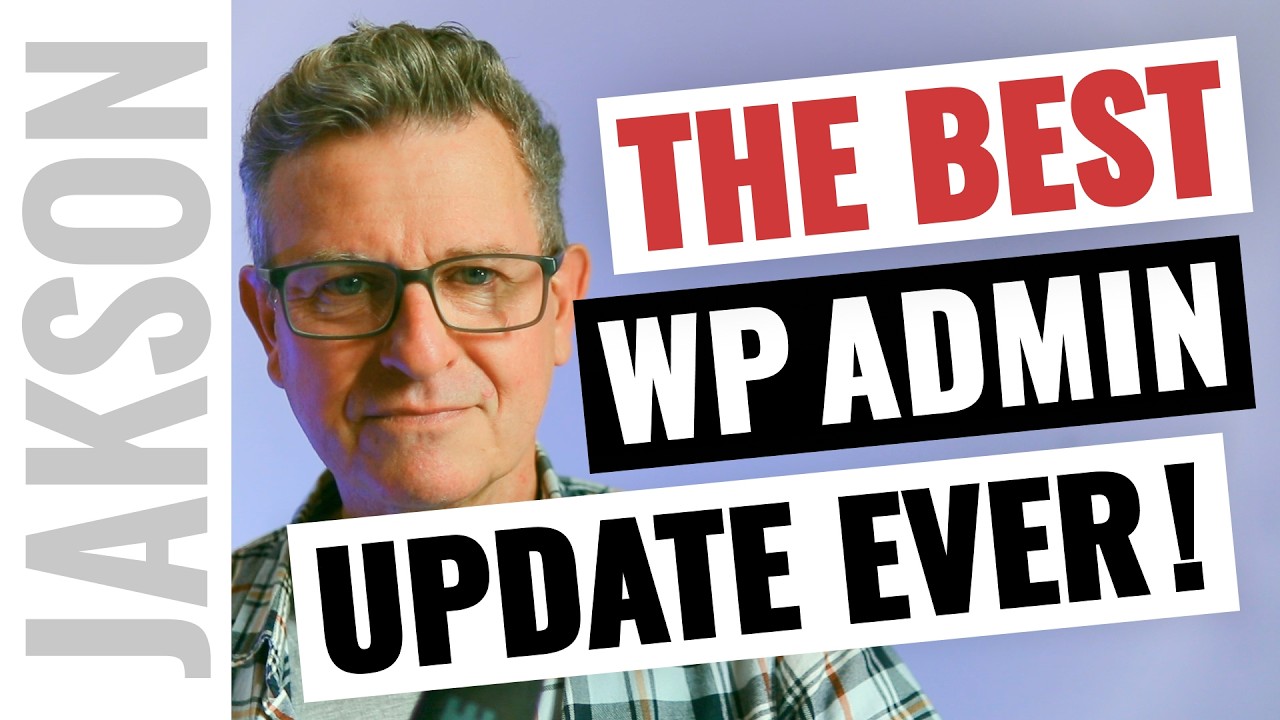 NEW WP Admin Update puts a a MASSIVE smile on my face! 😍