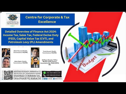 Overview of Finance Act 2024: Income Tax, Sales Tax, FED, CVT & PL