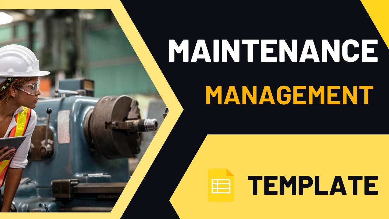 Maintenance Management Template Excel