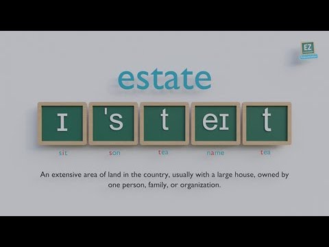 How to pronounce estate ?