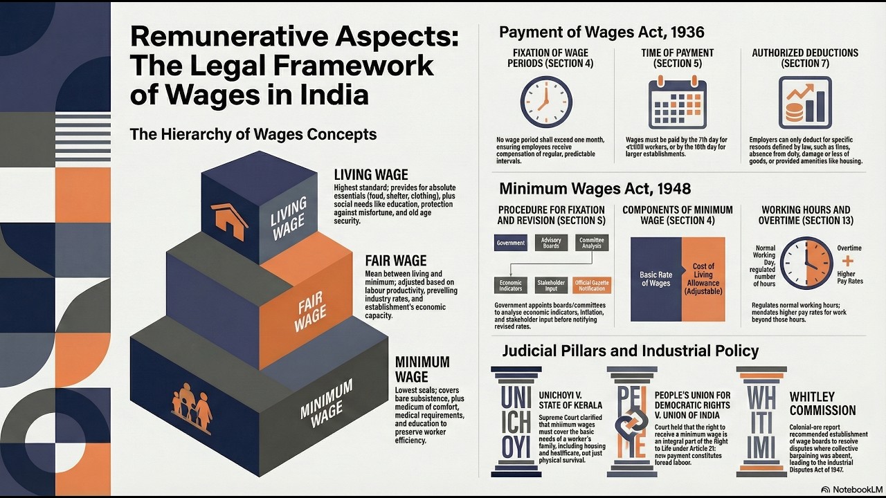 LLB SEM IV   Labour Laws II Unit 1 Complete Audio