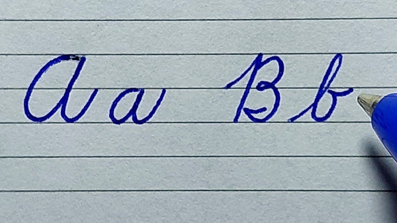 HOW TO WRITE CURSIVE ALPHABET ZANER BLOSER | AMERICAN CURSIVE ALPHABET FOR KIDS AND BEGINNERS