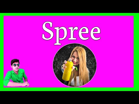 Spree meaning in hinid || spree meaning || vocab booster #vocab