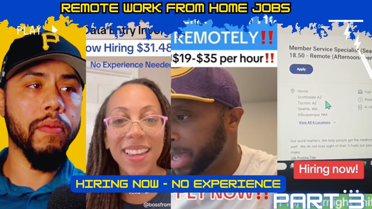 10 Remote Jobs Hiring Right Now (No Experience & No Degree Needed) | Work From Home Jobs 2026