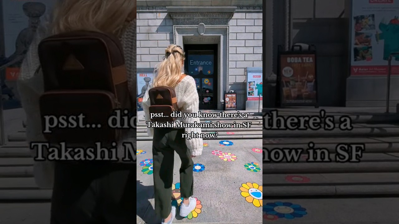 brand new Takashi Murakami exhibit 🚨#takashimurakami #takashimurakamiflower #asianart #asianartist