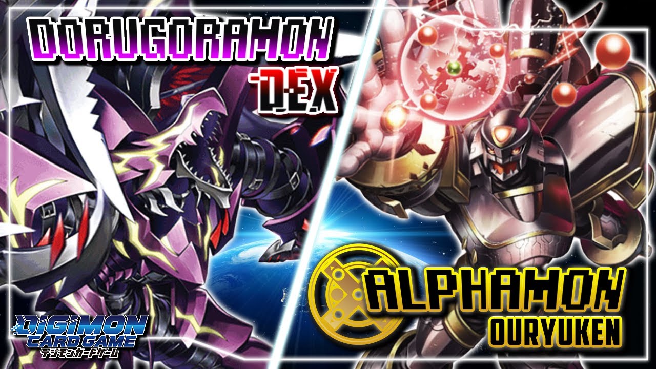 Digimon Card Game : DEXmon (Purple) VS Alphamon Ouryuken (Black) [BT-09]
