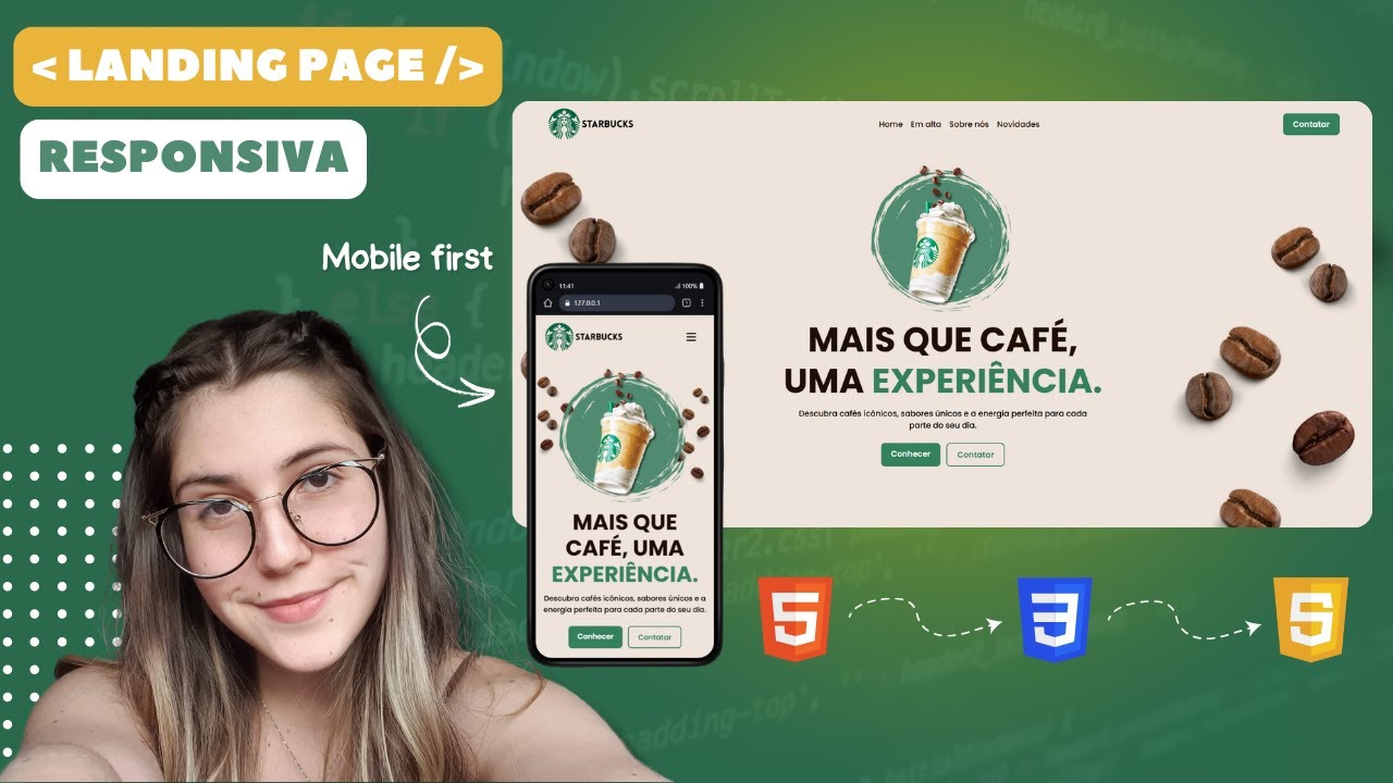 Como fazer uma Landing Page com HTML, CSS e JavaScript | Mobile First