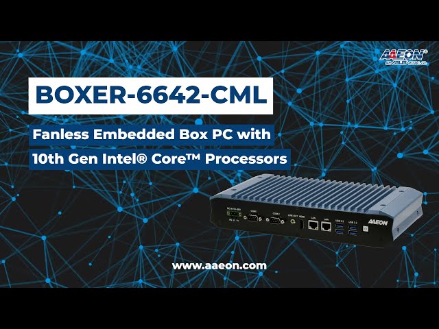 Industrial Pc - AAEON BOXER-6646-ADP fanless Retailer from Chennai