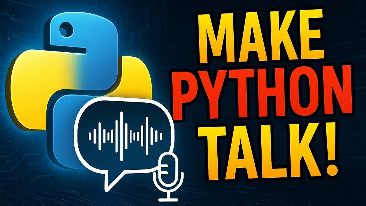 🎙️ Turn Text into Realistic Speech Using Python in 5 Lines! [2025] ft. edge-tts | Python Programming