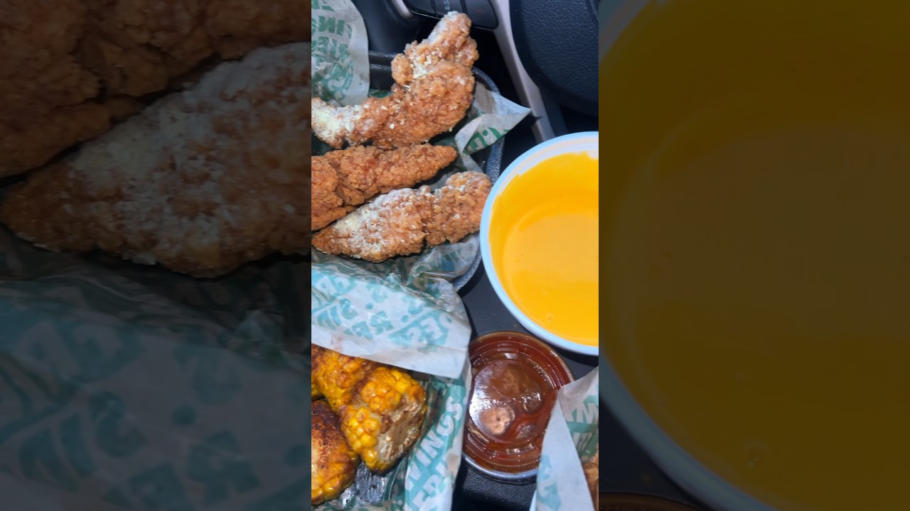 Wingstop ASMR #mukbang #wings #food #wingstop #eating #fyp