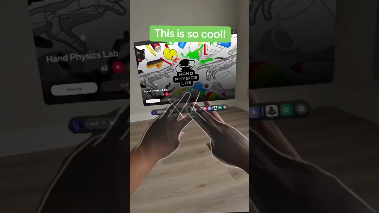 PLAYING VR WITHOUT CONTROLLERS! Quest 3 hand tracking! #vr #quest3 #handtracking