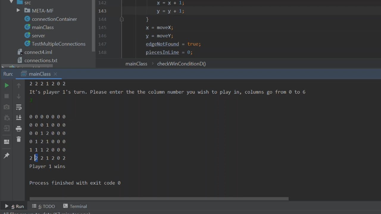 Connect 4 in Java Part 7 - While loops examples