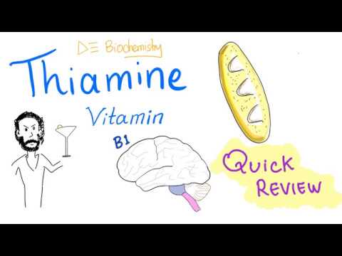 Vitamin B1 - Tiamin - Tinjauan Singkat - Sumber, Fungsi, Kekurangan, Pengobatan