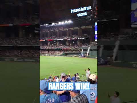 PASSED BALL walk off WIN!