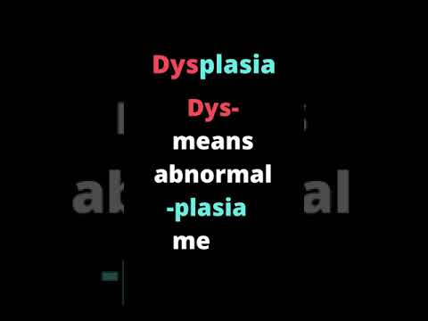 medical terminology for medical coding #medicalcoding#shorts#dysplasia