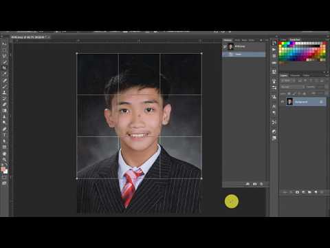 How to Create 2x2 and 1x1 ID Pictures using Action Command in Photoshop
