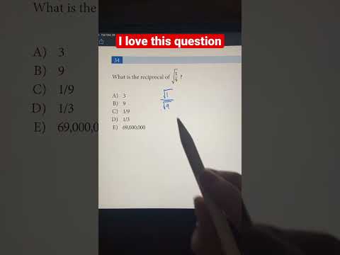 Finding the Reciprocal of an Expression Using Algebra | Math Tips #shorts #maths #math