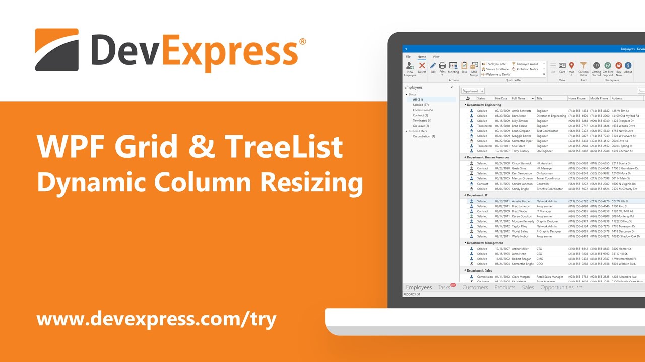 WPF Grid and TreeList: Dynamic Column Resizing