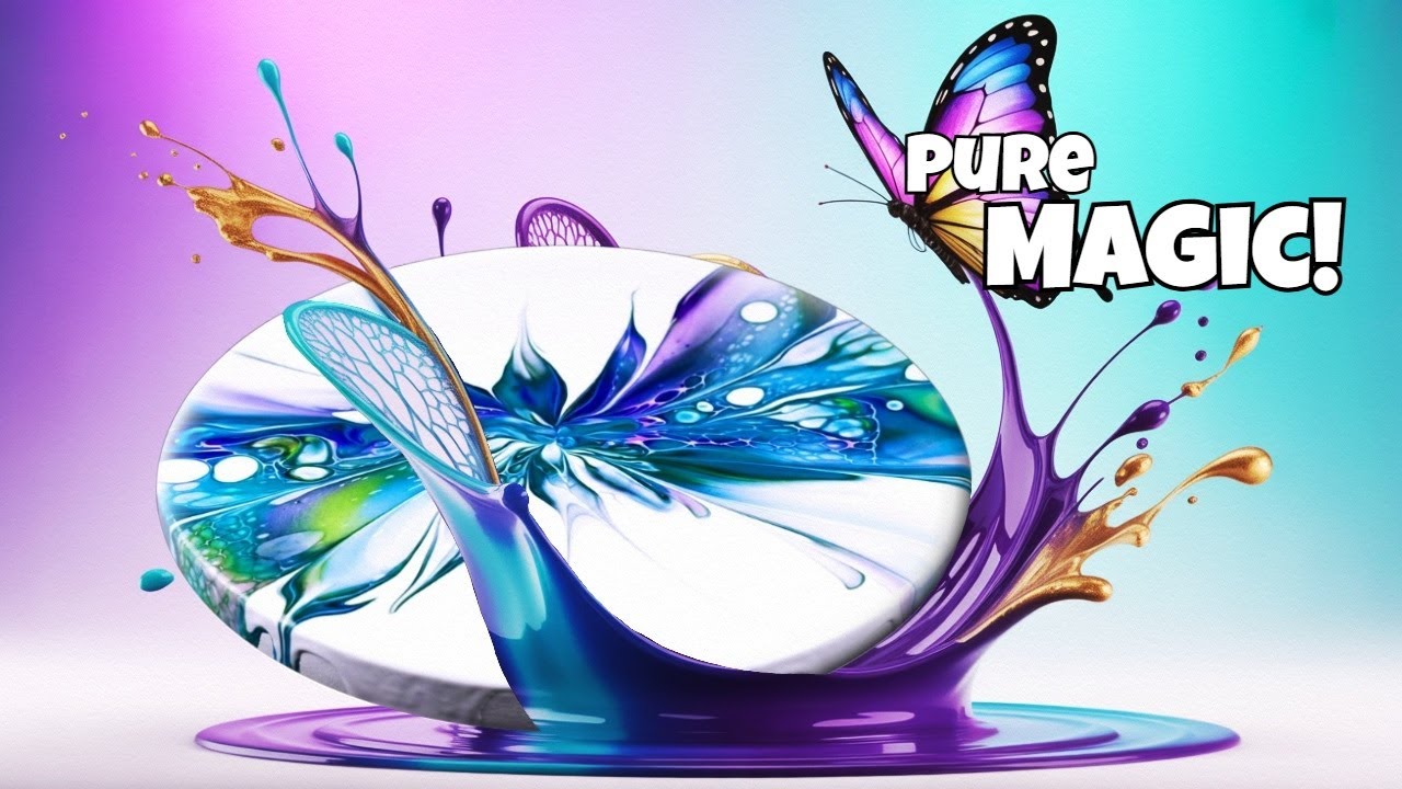 The Craziest Butterfly I Ever Poured |The Magic Result SHOCKED Me!