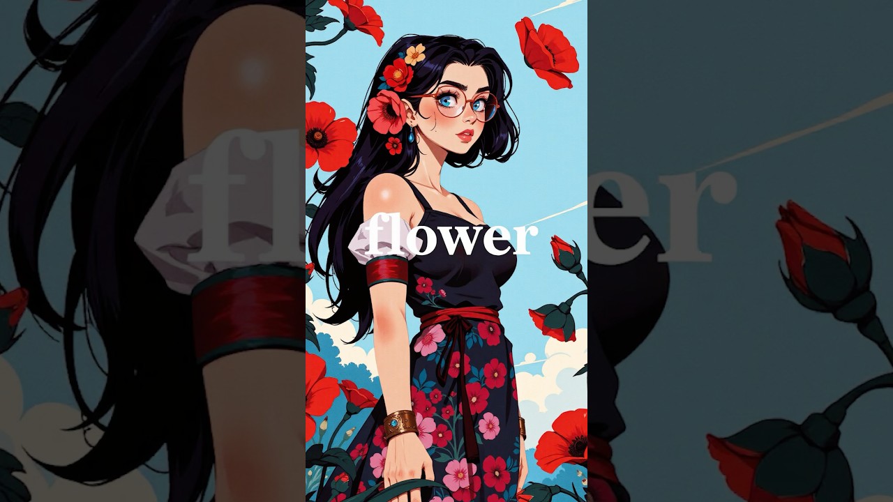 Flowers  #aiart #aiwoman #stablediffusion #aigeneratedart #aivideo